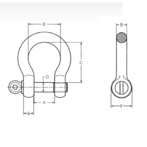 Manille Lyre HR Axe Vissé Acheter sur Accel Accessoire de levage