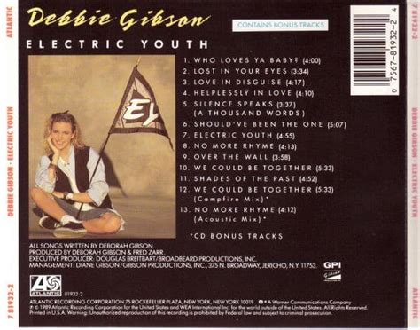 Debbie Gibson Electric Youth Submarino Amarillo Mexico