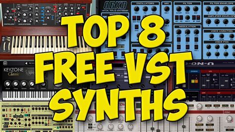 Top 8 Free Vst Synths 2019 Obxd Model Mini Tyrell N6 Synth1 Sq8l