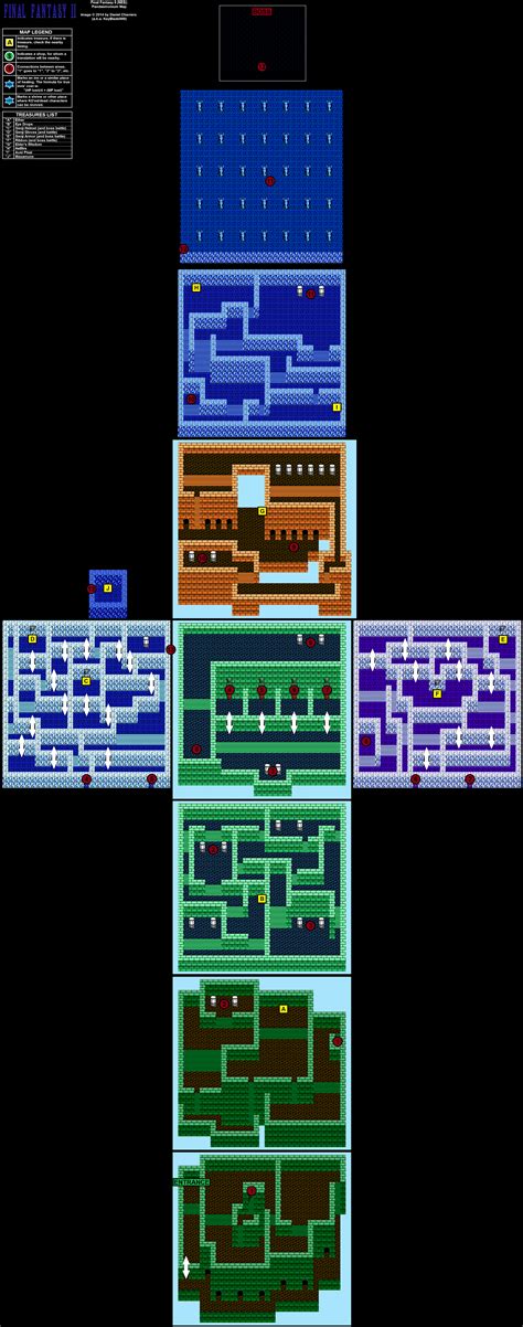 Final Fantasy Ii Pandaemonium Map Map For Nes By Keyblade999 Gamefaqs