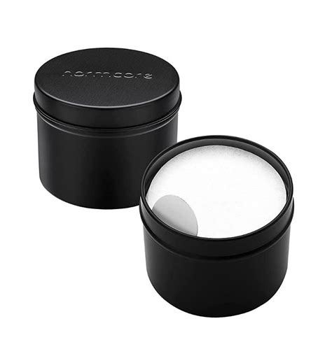 Normcore 58mm 에스프레소 종이 필터 교체용 커피 금속 보관 상자 포함 포타필터 바스켓 상단과 티몬