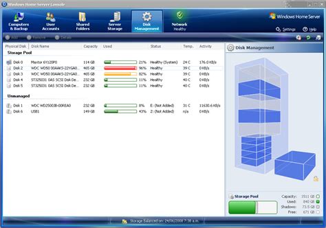 Windows Home Server Disk Management Add In 1 0 9 5