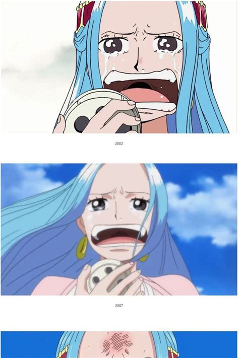 원피스 애니 작화 변화 애니메이션 밈 루피