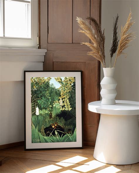 Henri Rousseau The Merry Jesters 1906 Print Jungle Tropical Etsy