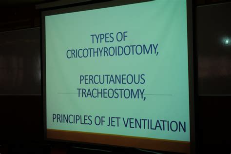 Workshop On Airway Management In Critical Care With Advanced Difficulty
