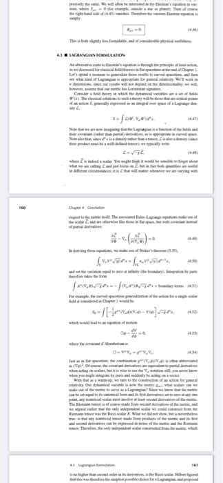 Solved 3∗ Derive Einsteins Equations From The
