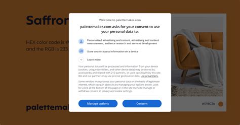 Saffron Color Hex E98c36 Meaning And Live Previews Palettemaker