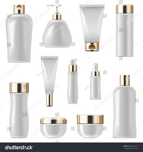 벡터 코스메틱 패키징 아이콘 세트 3 스톡 벡터로열티 프리 448760149 Shutterstock
