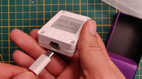 M5stack Esp32 Core Ink Unboxing Youtube