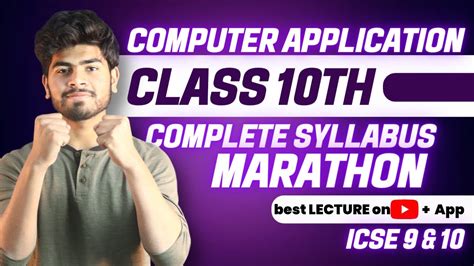 icse class 10th computer complete syllabus marathon icse 9 and 10