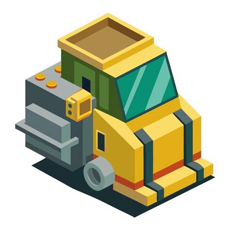 Compactor Clipart Cartoon Style Vector Illustration Premium Ai Generated Vector