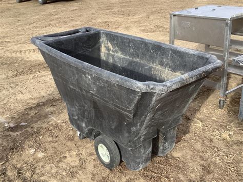 Rubbermaid Rolling Bin Bigiron Auctions