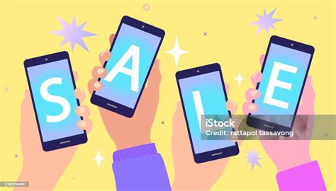 온라인 쇼핑 음식 배달 소년 자전거로 배달원 벡터 일러스트 레이 션 Brand Name Smart Phone에 대한 스톡 벡터