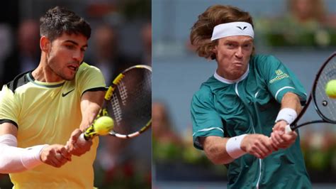 Madrid Open Quarter Finals Carlos Alcaraz Vs Andrey Rublev Preview