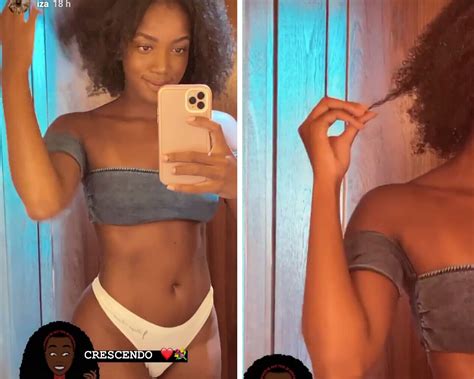 Iza Mostra Cabelo Natural Em Vídeo E Comemora Crescendo Quem