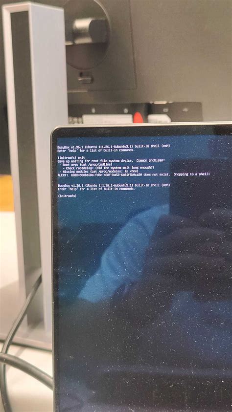 Stuck In Busybox Initramfs Terminal On Boot Support And Help Ubuntu Community Hub