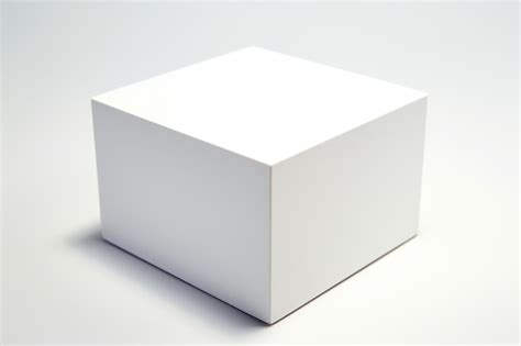 Cuadro Blanco Sobre Un Fondo Blanco Foto Premium