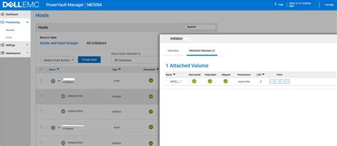 powervault me5 directly connected initiators show a redundancy warning