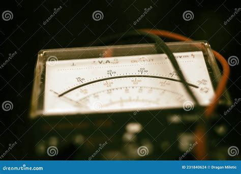 Analog Multimeter Scale Stock Photo Image Of Electronic 231840624