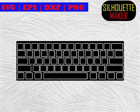 keyboard svg computer keyboard svg typing svg computer key etsy