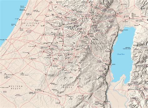 이스라엘 성서 지도 모음 네이버 블로그