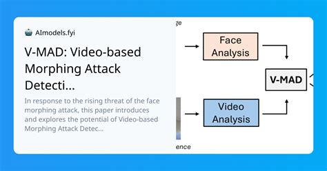 V Mad Video Based Morphing Attack Detection In Operational Scenarios Ai Research Paper Details