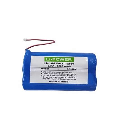 Lithium Ion Battery Pack Manufacturer In India At Piece Lithium Rechargeable Battery In