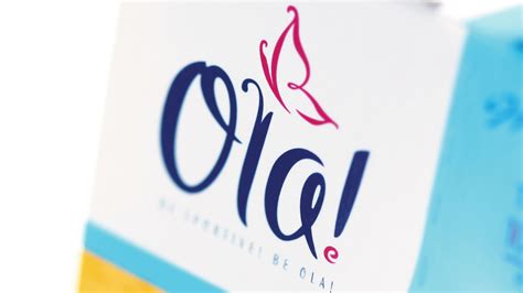 Новый дизайн упаковки средств женской гигиены Ola!