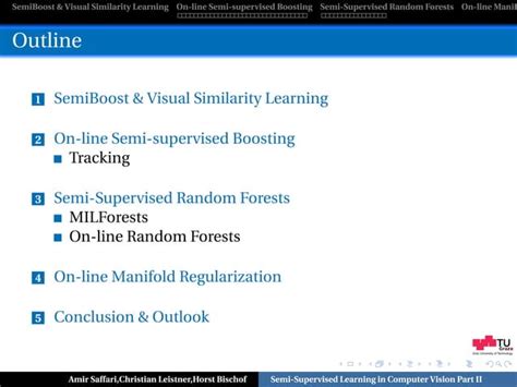 cvpr2010 semi supervised learning in vision part 3 algorithms and