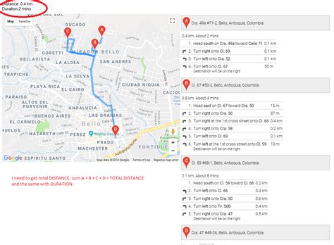 Javascript How To Calculate Total Distance And Time
