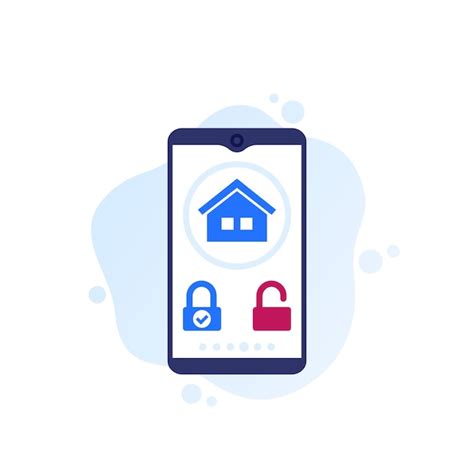 Premium Vector Smart Lock Mobile App Vector Design