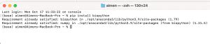 How To Install The Biopython Package Biocode