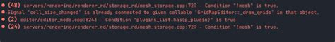 Mesh Is True Error Rgodot