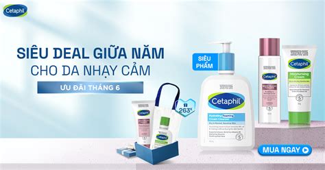 Điểm bán trực tuyến sản phẩm Cetaphil chính hãng