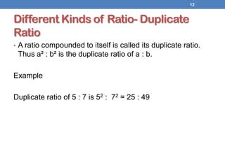 Introduction To Ratio PPT