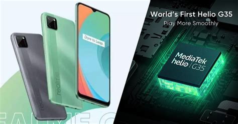 realme C11 จะเปนมอถอรนแรกในวงการทใชชป Helio G35 มาพรอมแบตใหญ
