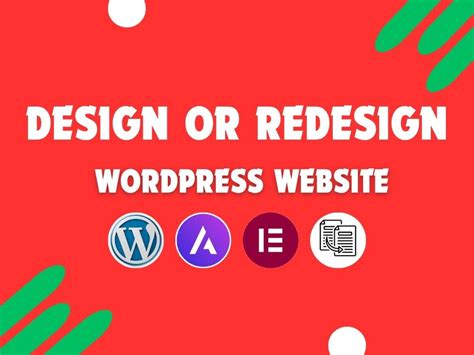 responsive wordpress website design or redesign using elementor pro