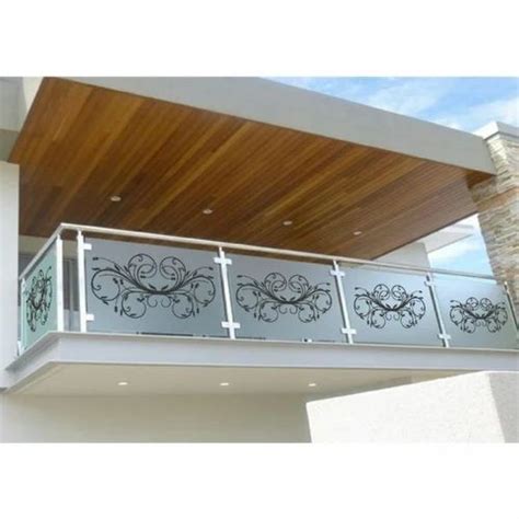 Balcony Glass Railing At ₹ 1500feet Stainless Steel Railing In Patna Id 2852942550891