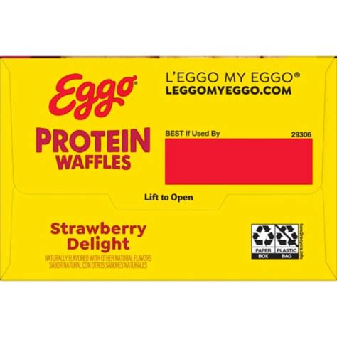 Kelloggs® Eggo® Fully Loaded Strawberry Delight Protein Waffles 10 Ct