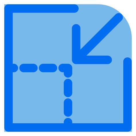 Minimize Generic Blue Icon