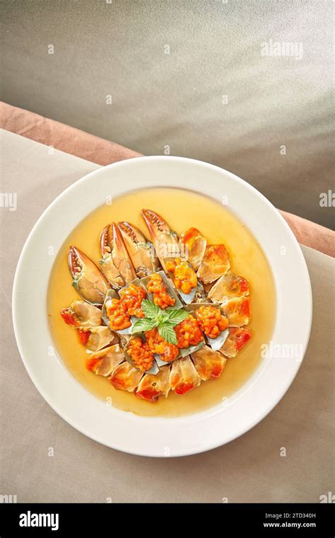 Steaming Shanghai Hairy Crabs Chinese Cuisine，mitten Crab Shanghai