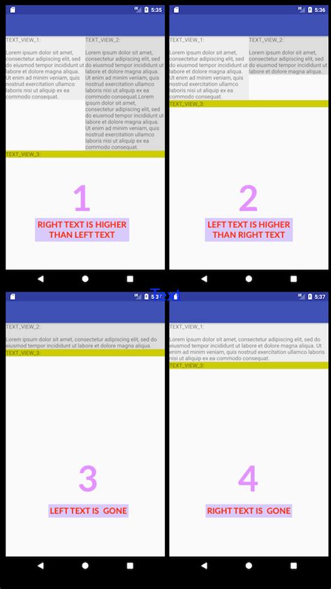 Android How To Position Below The Lowest Of Two Views In