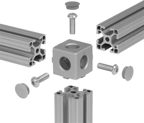 Industrial Hardware T Slotted Framing Way Corner Bracket For Mm High Single Rail