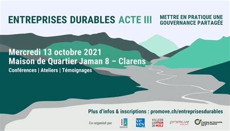Entreprises durables ACTE 3 mettre en place une gouvernance partagée