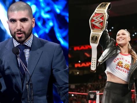 Ariel Helwani Says Hes Wants To Manage Ronda Rousey In Wwe