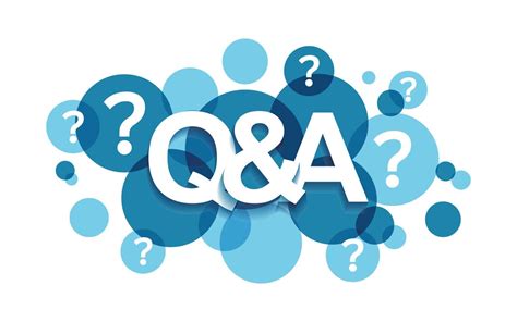 Q A Banner Icon In Flat Style Question And Answer Vector Illustration
