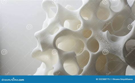 Abstract White Organic 3d Mesh Structure Background Stock Image Image Of Surface Macro 332388775