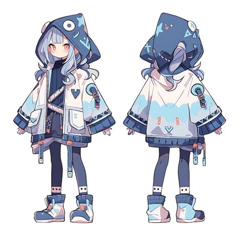 Premium Photo Colorful Male Fashion Designer Chibi Kawaii Fashion