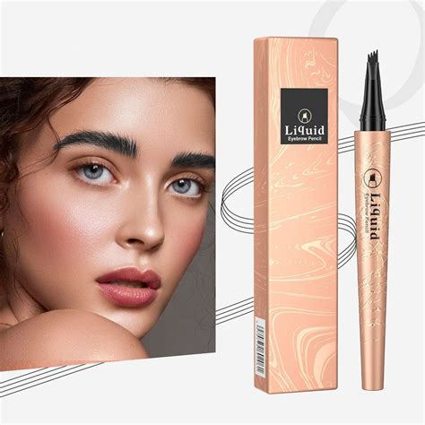Zaroyeax Makeup Liquid Eyebrow Pencil Waterproof Anti Sweat Not Smudged