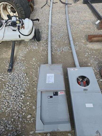 200 Amp Milbank Meter Disconnect W1 20 Amp Breaker Schmid Auction